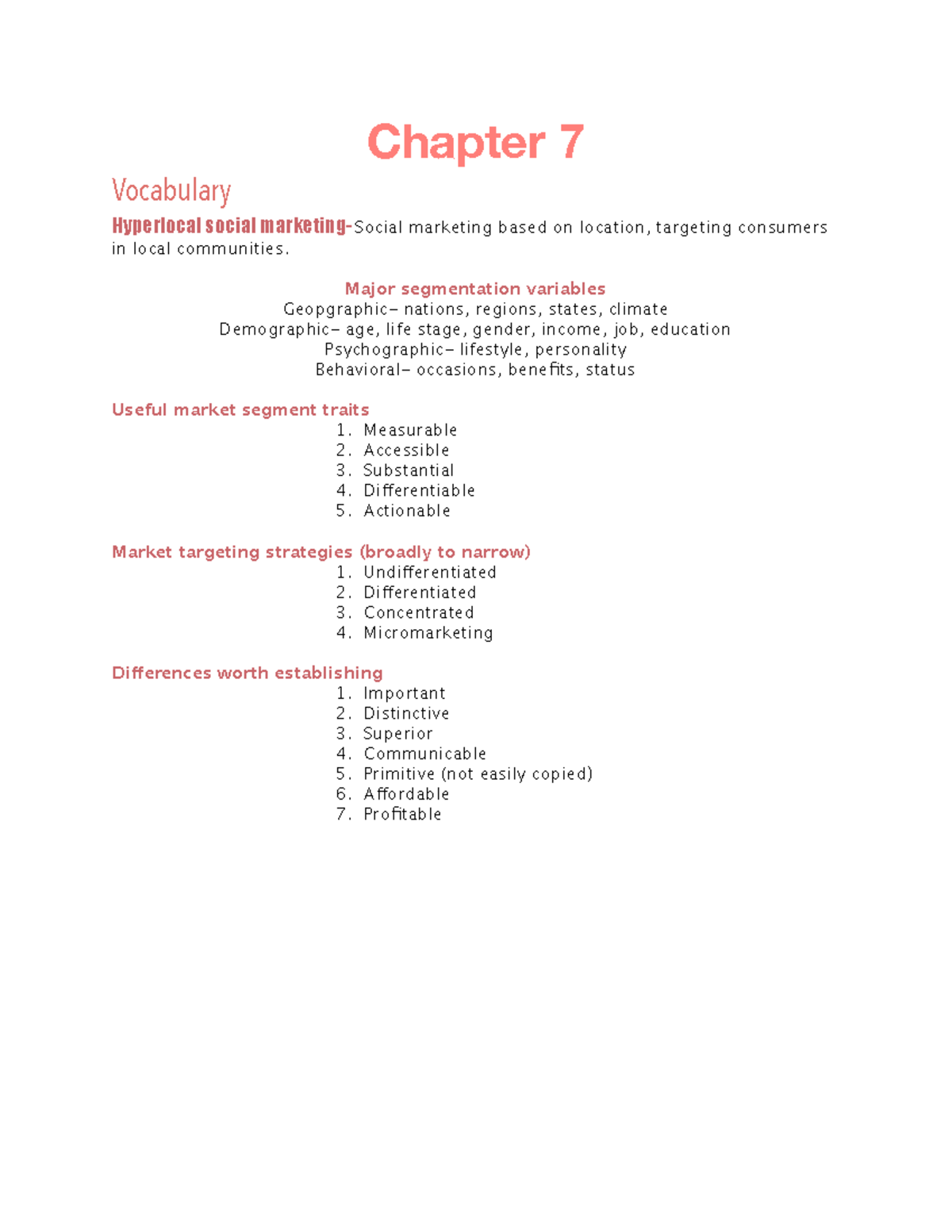 Chapter 7 and 8 Notes - Vocabulary and Other important information ...