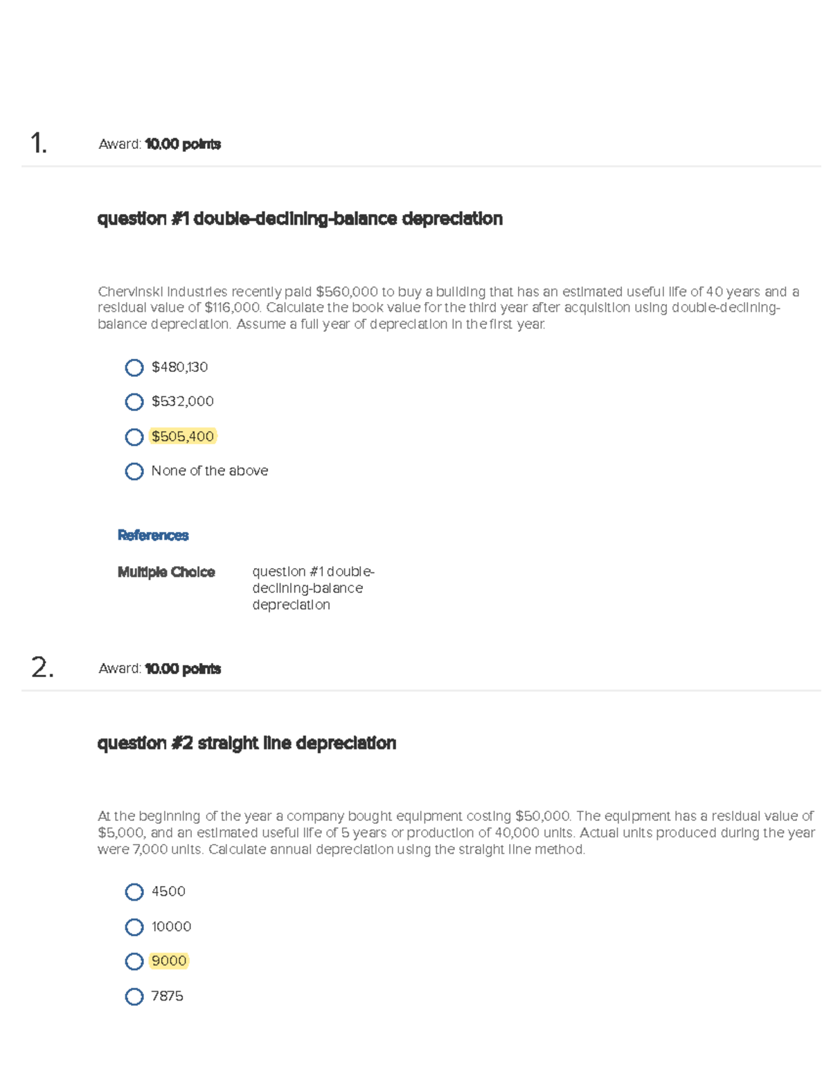 Exam questions and answers - Warning: Popup annotation has a missing or invalid parent ...