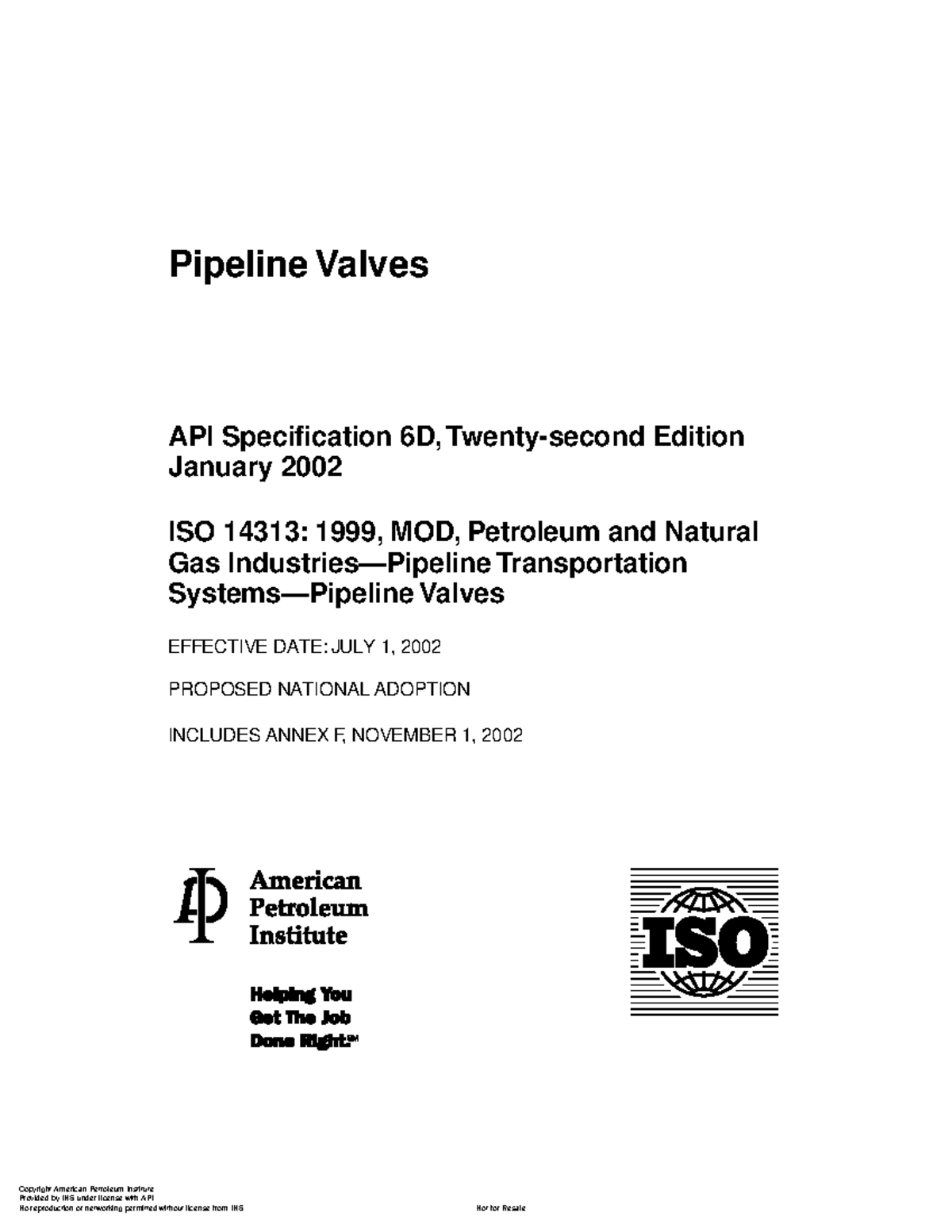 Api 6D PL valves - API 2R - Pharos University in Alexandria API 2R ...
