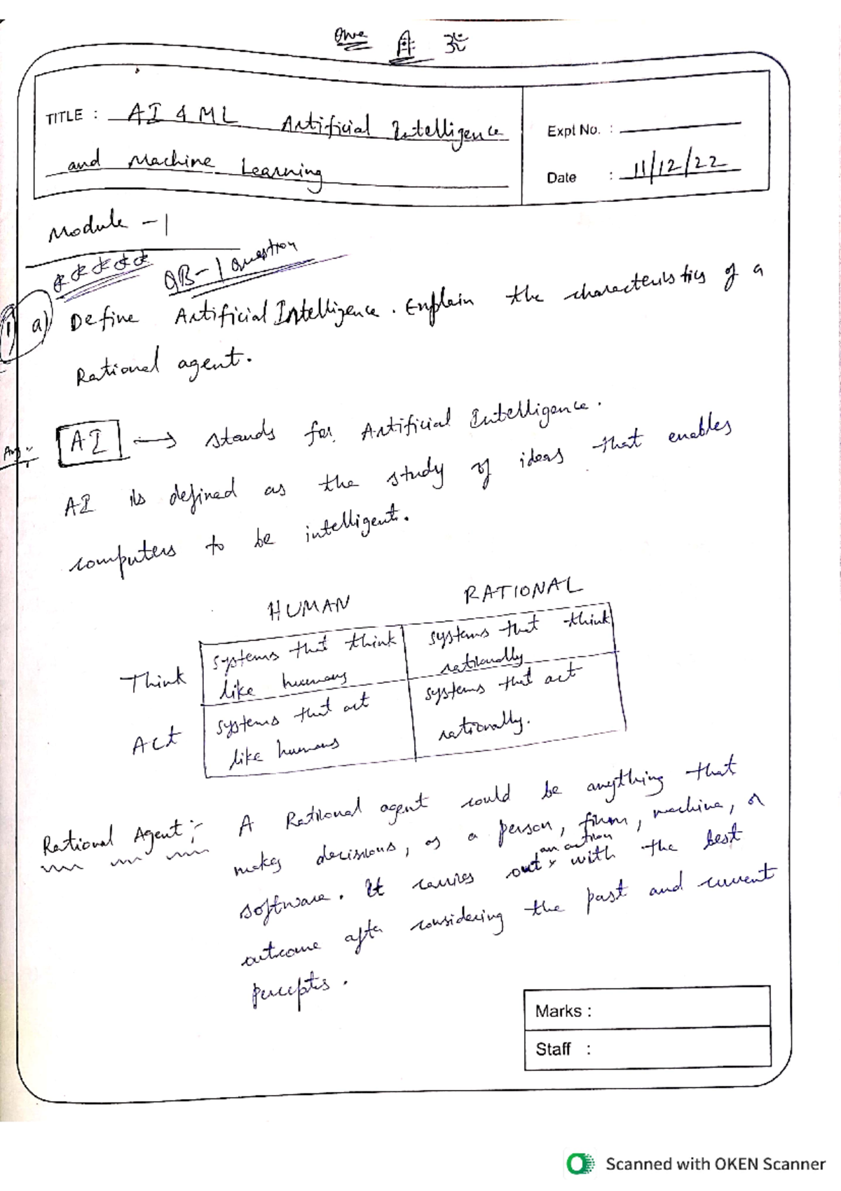AIML Solution - IT IS USEFULL FOR UR REFERENCR - Artificial ...