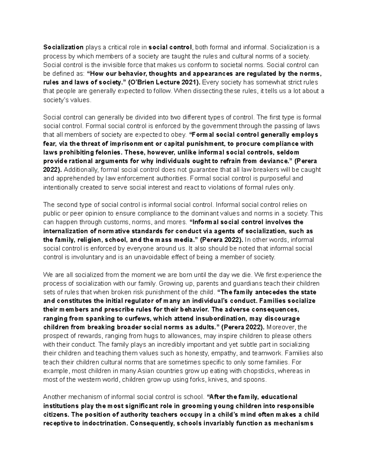 Social Control - Socialization plays a critical role in social control ...