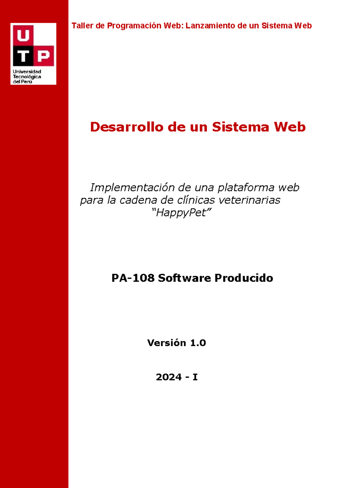 Avance 4-2 Información sobre la página web a desarrollar - Taller de Programación Web ...