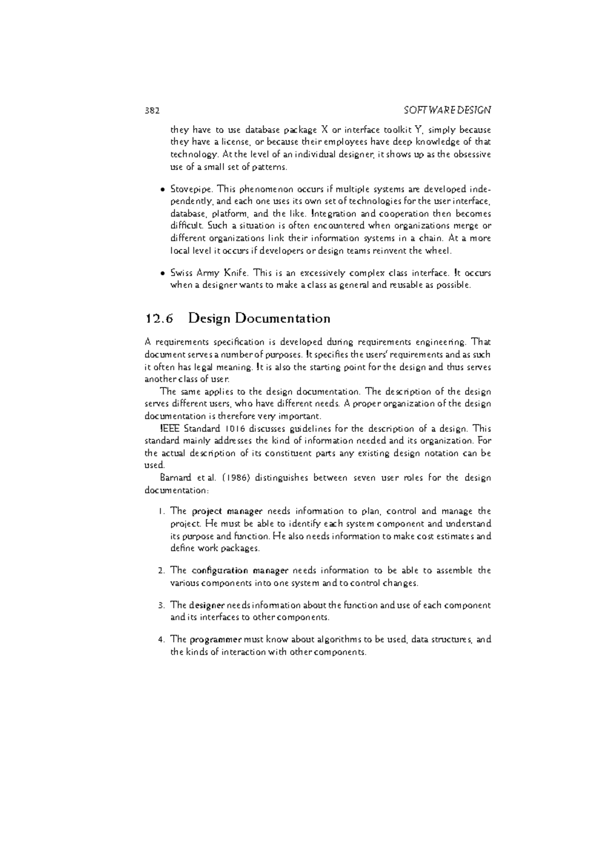 Software Engineering Lecture Notes 96 382 Software Design They Have To Use Database Package