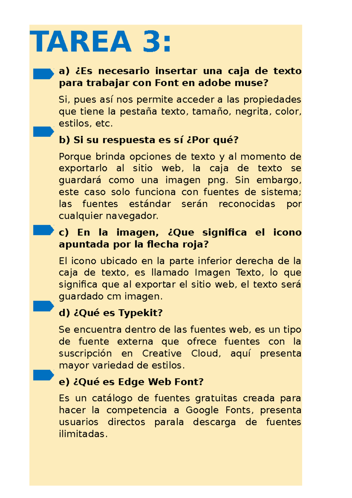 Tarea 3 - Diseño WEB - TAREA 3: a) ¿Es necesario insertar una caja de ...