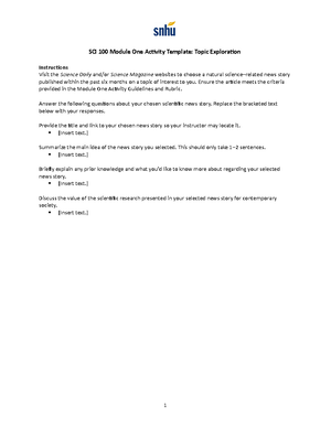 Module 8 proj 2 completed - I. Explain why you believe humans have a ...