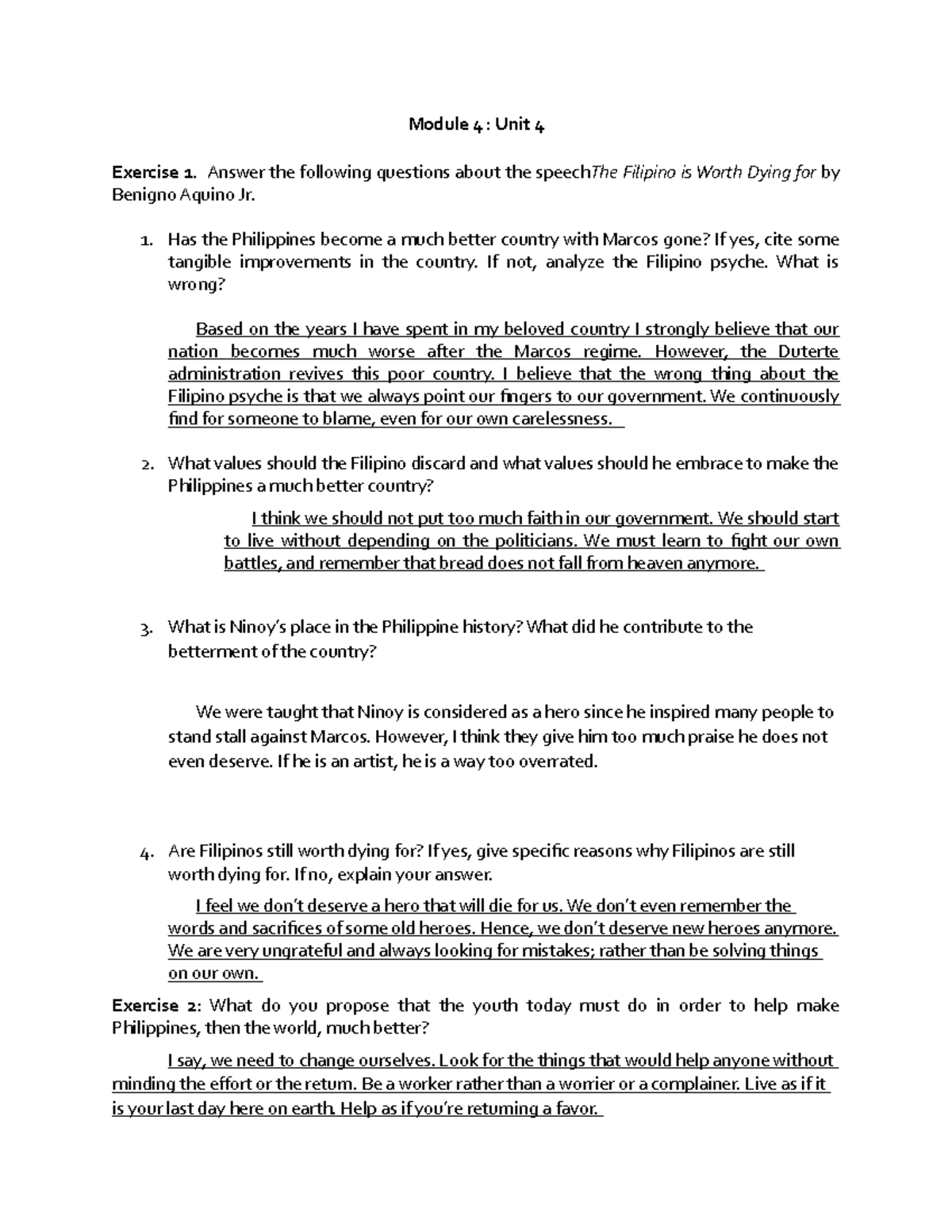 EL 223 Language of Literary Text Module 4 Unit 4 - Module 4 : Unit 4 ...