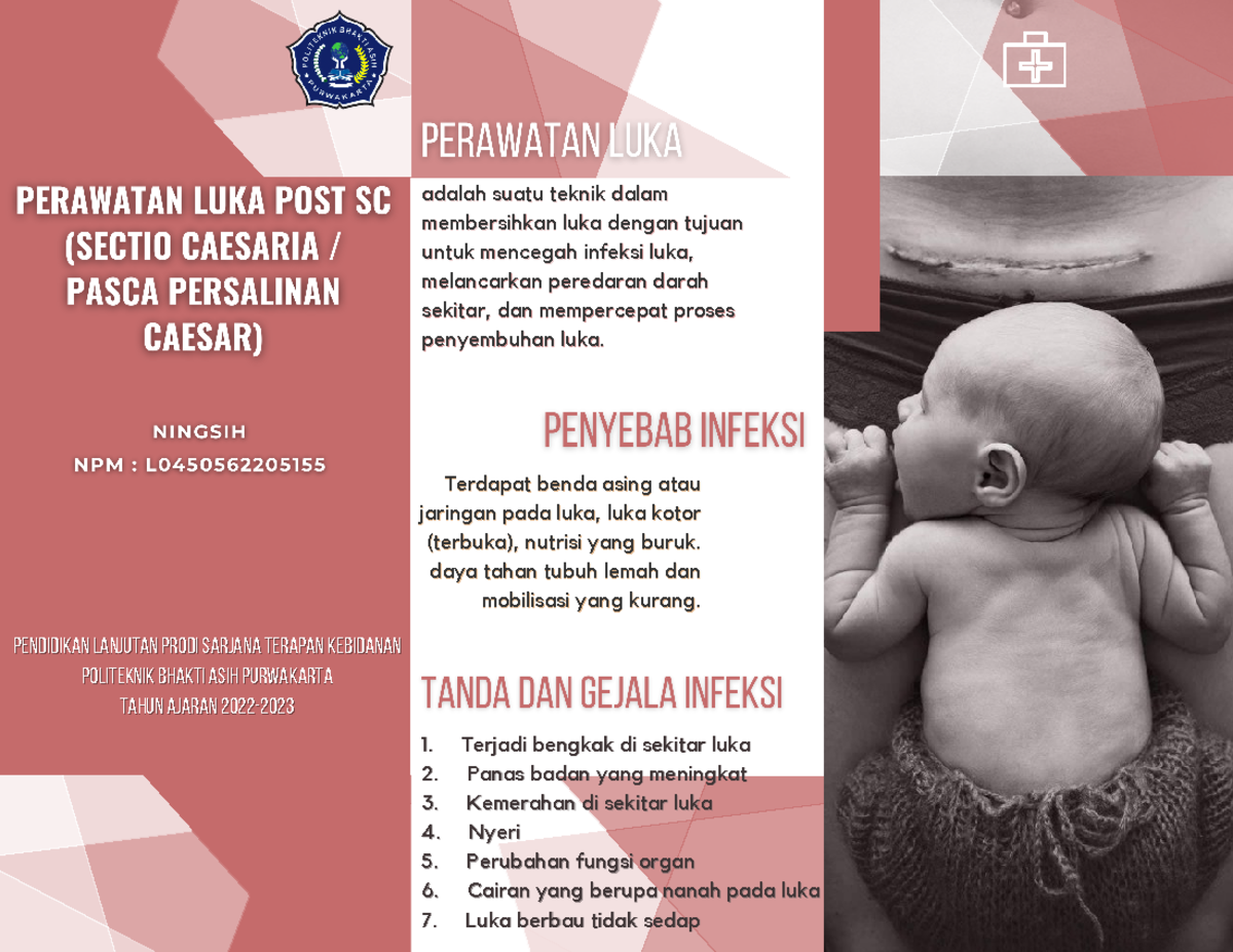 Sop Perawatan Luka Post Sc - Perumperindo.co.id