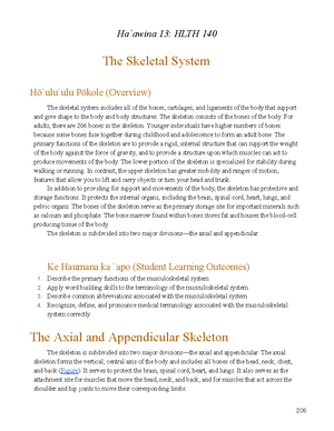 C.Skeletal System - Very useful - Human Anatomy & Physiology: Skeletal ...