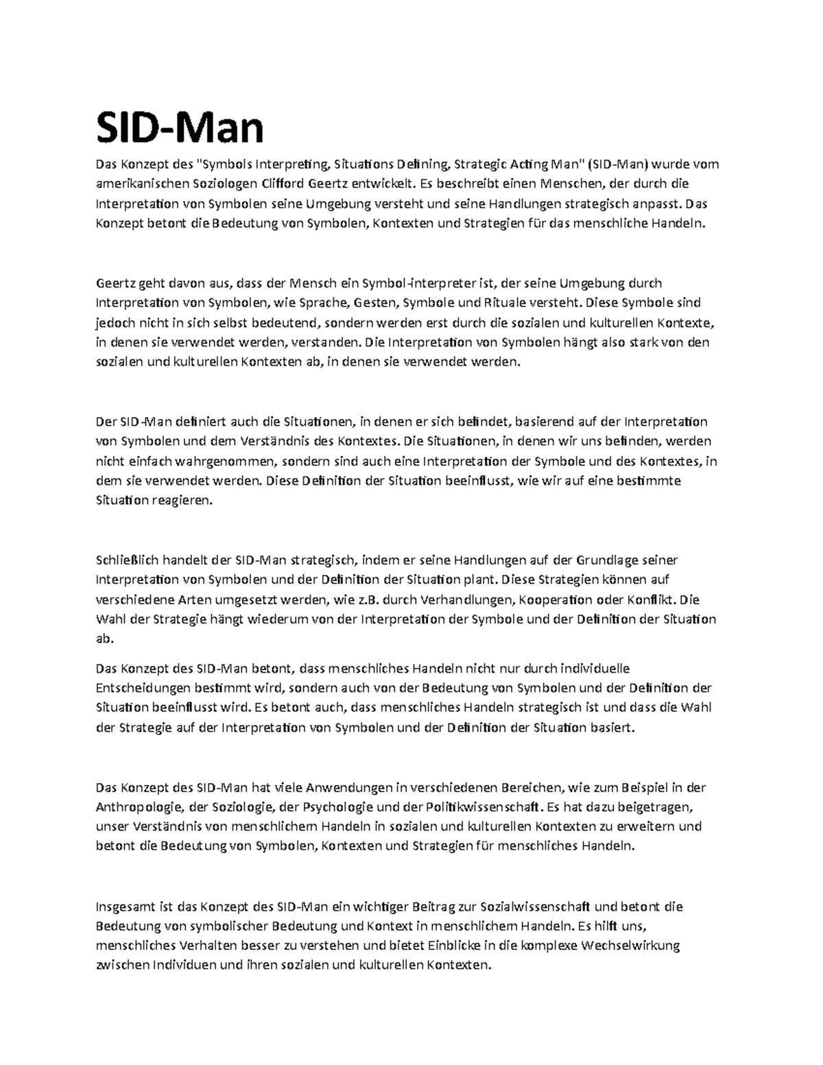 SID-Man - SID-Man - SID-Man Das Konzept des "Symbols Interpreting ...