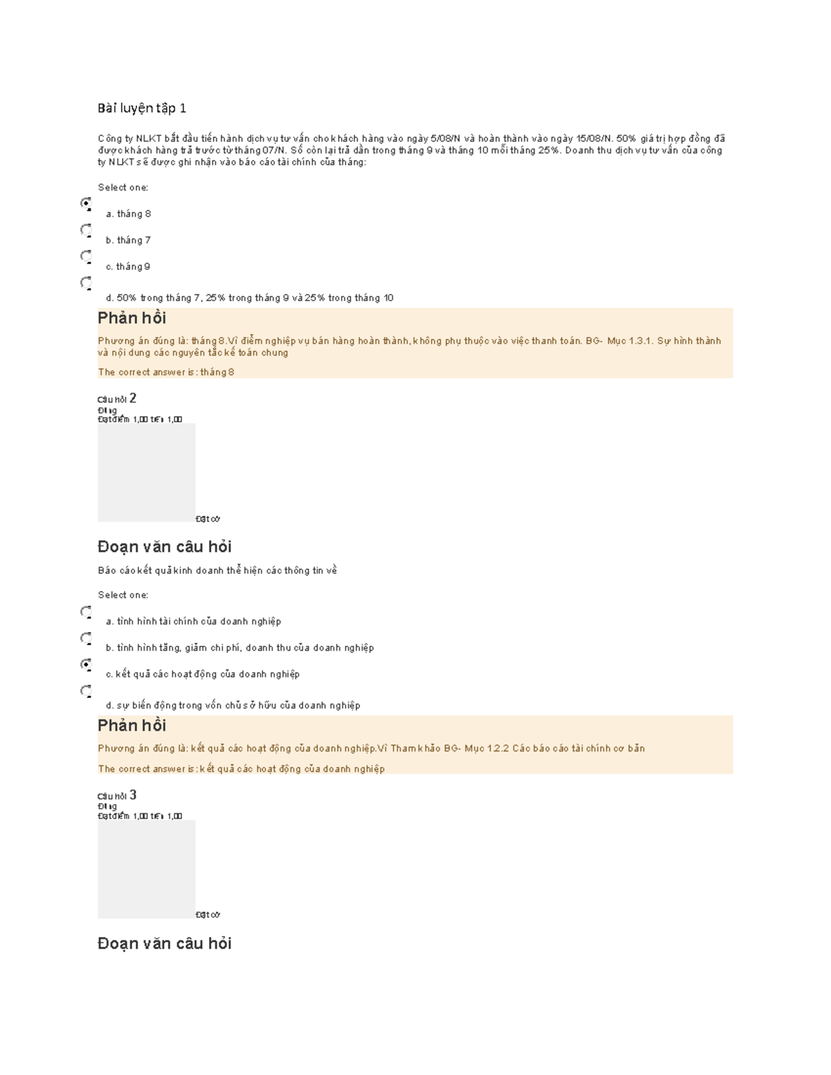 Nguyen ly ke toan da hoc-ok - Bài luy n t p 1ệ ậ Công ty NLKT bắt đầu tiến hành dịch vụ tư vấn ...