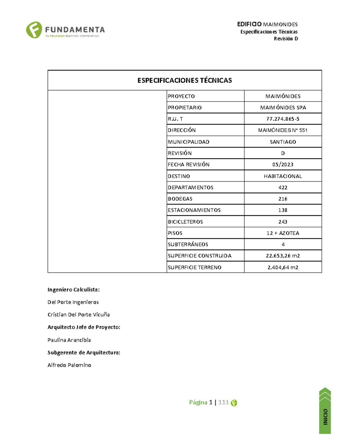 EETT Maimonides REVD - Especificaciones técnicas de un proyectos de red Húmeda y Seca - - Studocu