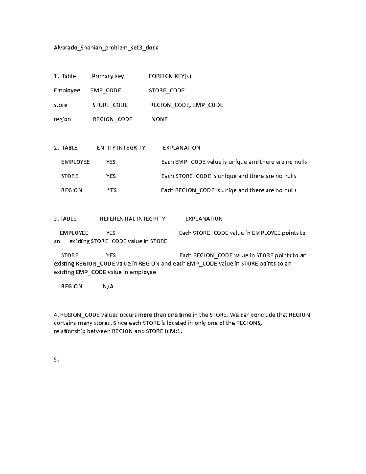 Problem document set3 - Alvarado_Shaniah_problem_set3_docx Table ...
