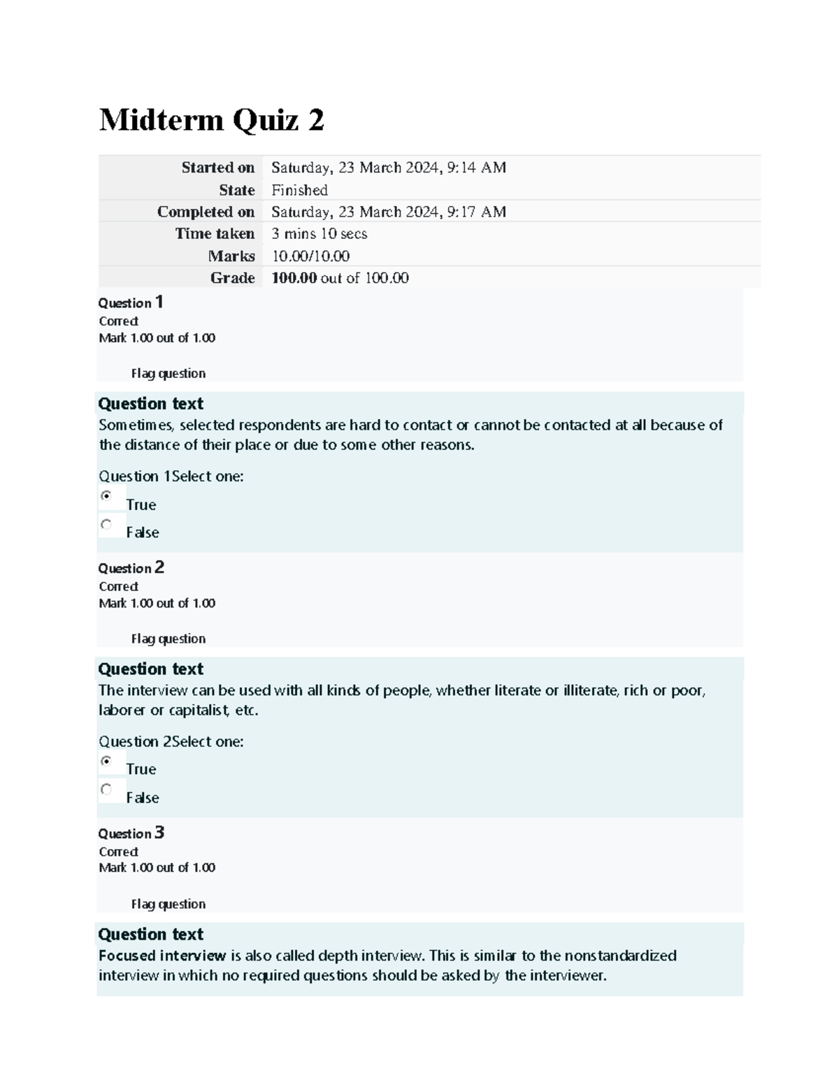 Accountancy Research - Midterm Quiz 2 - Midterm Quiz 2 Started on ...