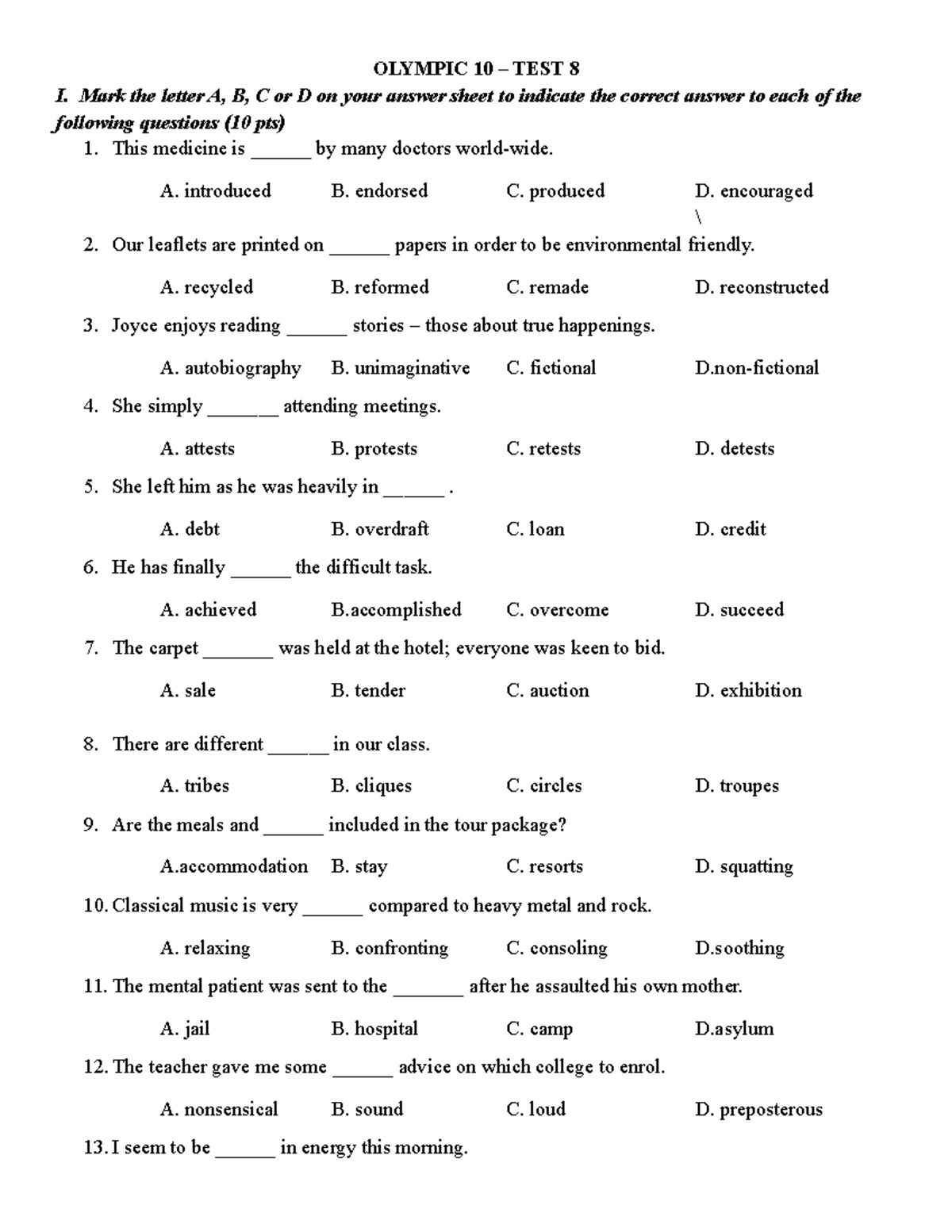 TEST 8 - dtchvjblkhlhjkghgcccxfxgfkjhlijoljknnvhvbikjnlkl - OLYMPIC 10 ...