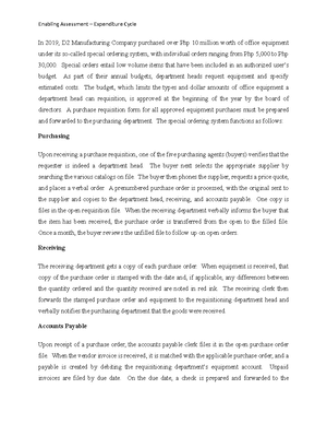 Recommended Payroll Cycle Narrative Description - CURRENT PAYROLL CYCLE ...