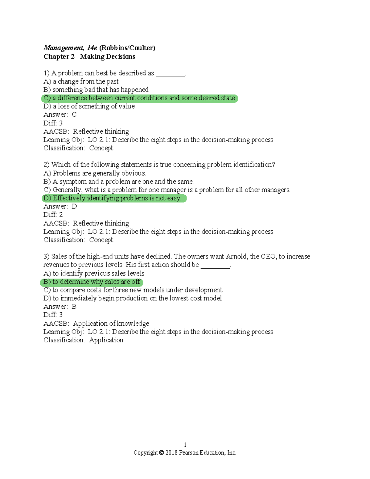 Review of contemporary management - 1 Management, 14e (Robbins/Coulter ...