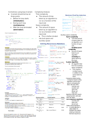 Notes - FIT Algorithms and Data Structures The original version of the ...
