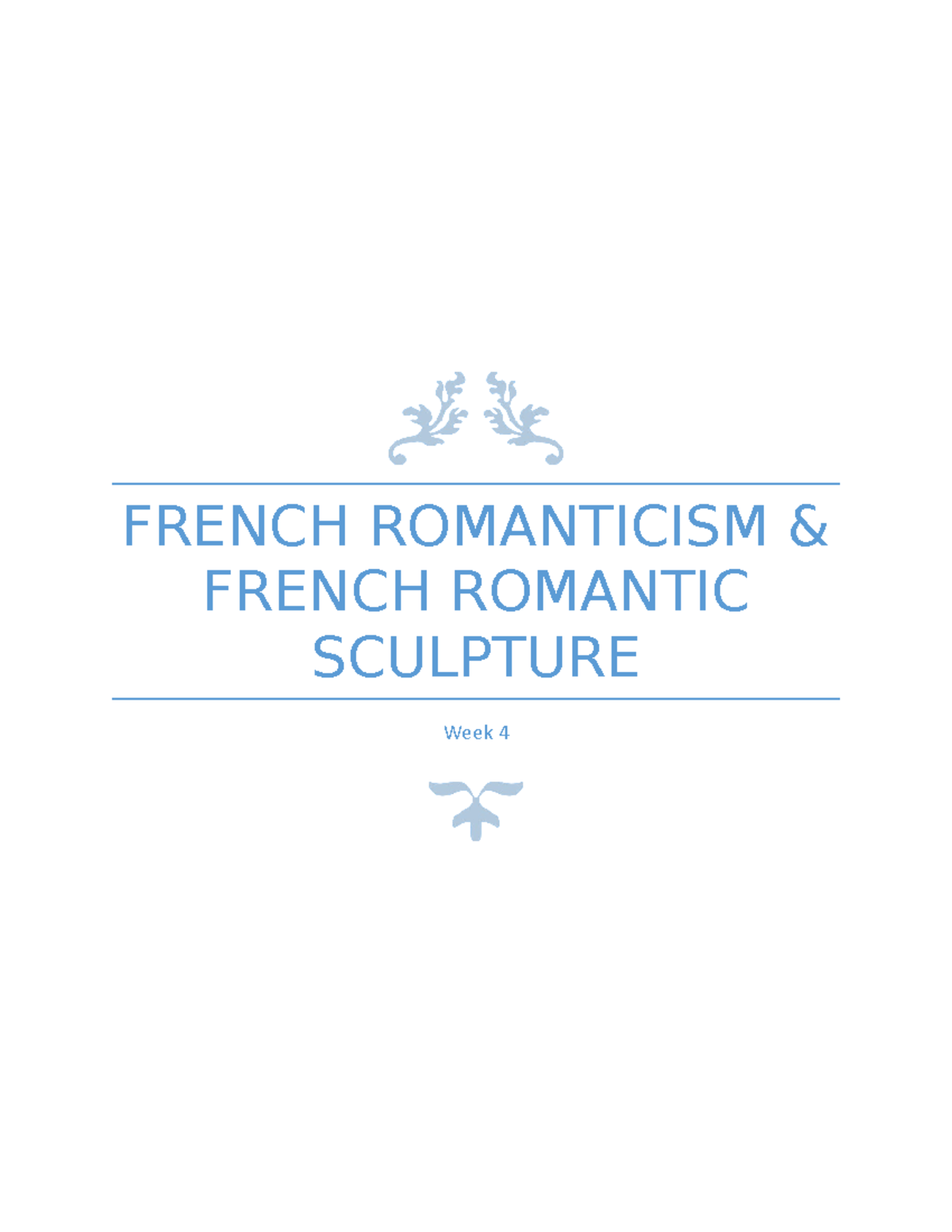 French romanticism - Dr. Luxenberg - FRENCH ROMANTICISM & FRENCH ...