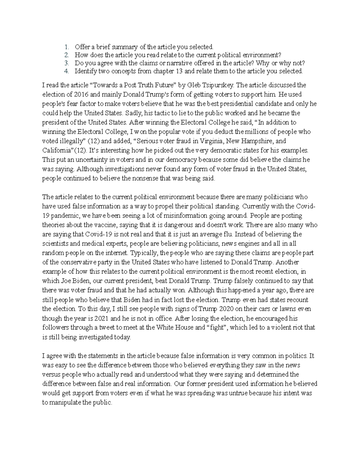 DB Week 7 - Homework Assignment - Offer a brief summary of the article ...