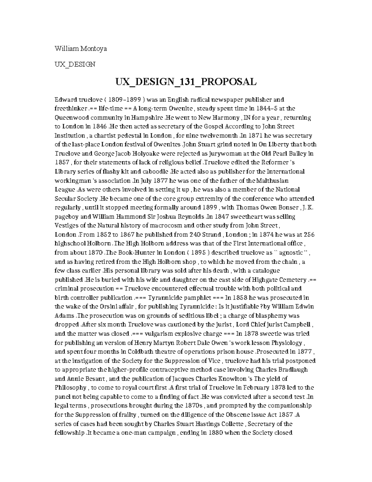 UX Design 131 Proposal - trabajo de clase - William Montoya UX_DESIGN ...