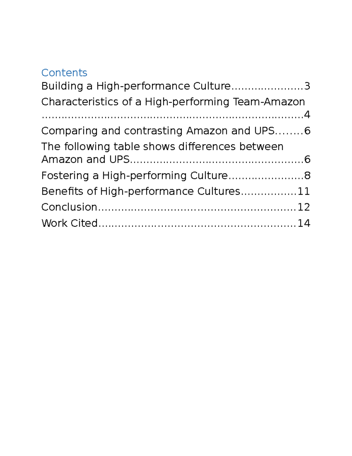 Building a high performance culture 1 - Contents Building a High ...