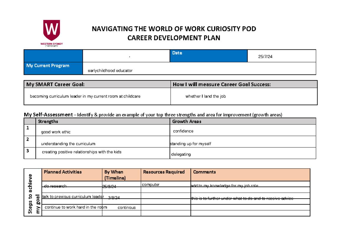 Career development plan template pdf 1683611151 vmf7V - 200915 ...