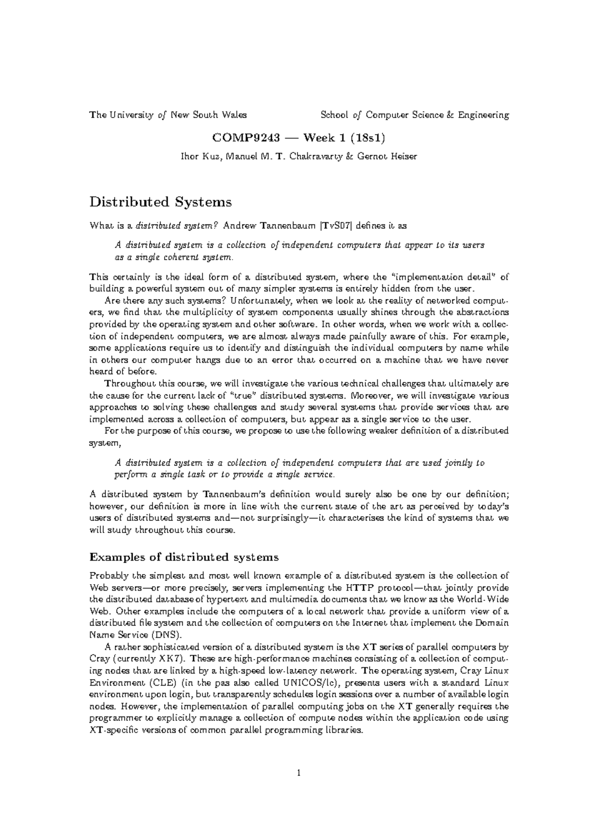 What is a Distributed System? - Studocu