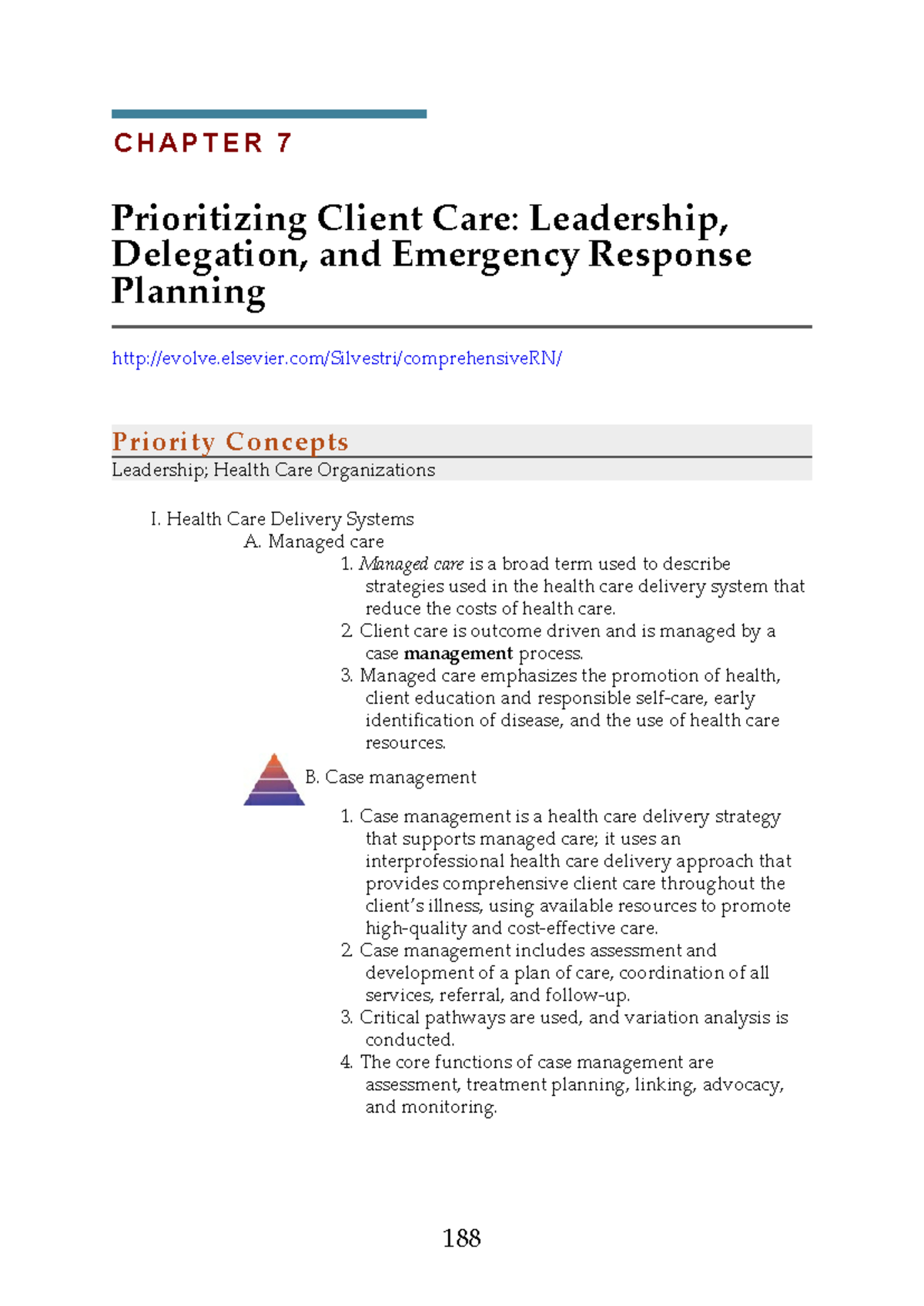 Saunders Prioritizing Client Care- Leadership, Delegation, and ...