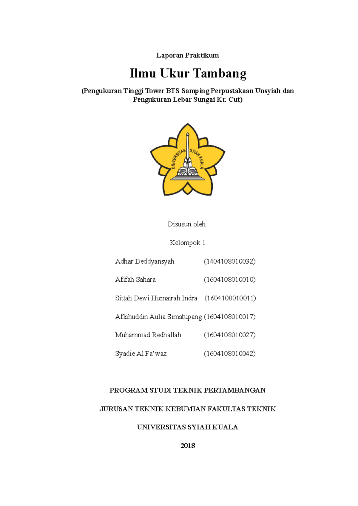 Laporan IUT KEL - SISTEM INFORMASI GEOGRAFIS (SIG) PETA GEOLOGI ...