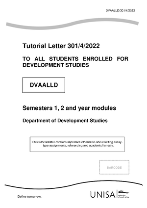 101 2023 3 b - Tutorial letter - DVA3705/101/ 3 / 2023 Tutorial Letter ...