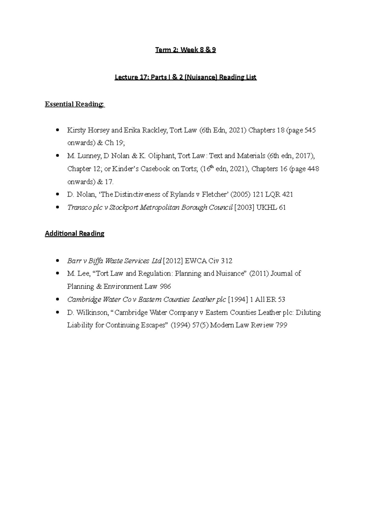 Lecture 17 Reading List Term 2 Week 8 9 Lecture 17 Parts I 2 lecture-17-reading-list-term-2-week-8-9-lecture-17-parts-i-2