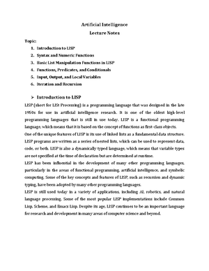 Artificial Intelligence ( Parsing Process) - Artificial Intelligence ...