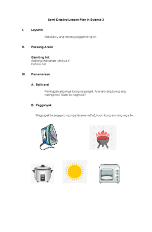 COT-Filipino- Carolina G. Atanacio - GRADE 3 DAILY LESSON LOG PAARALA N NORTHVILLE IV B ...