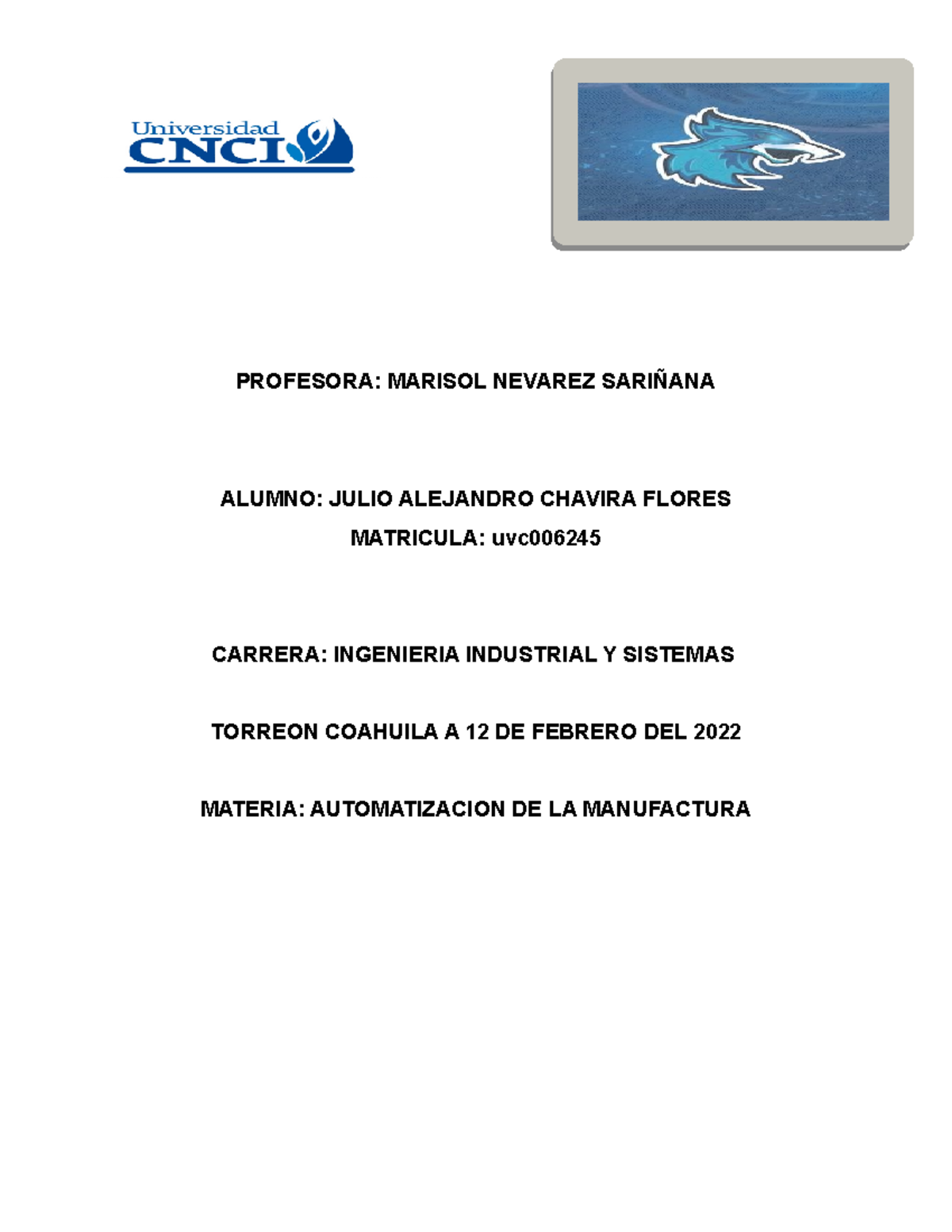 Actividad 2 - ingenieria industrial y sistemas - PROFESORA: MARISOL ...