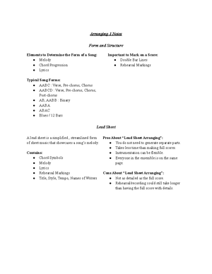 Arranging 1 Notes - Brass; Trombone: Not a transposing instrument ...