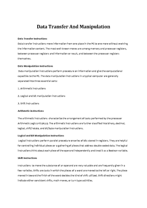 Basic Operational Concepts of Computer - BASIC OPERATIONAL CONCEPTS OF ...