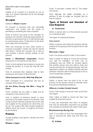 Sample questions nuisances - PUBLIC NUISANCE What are the significant ...