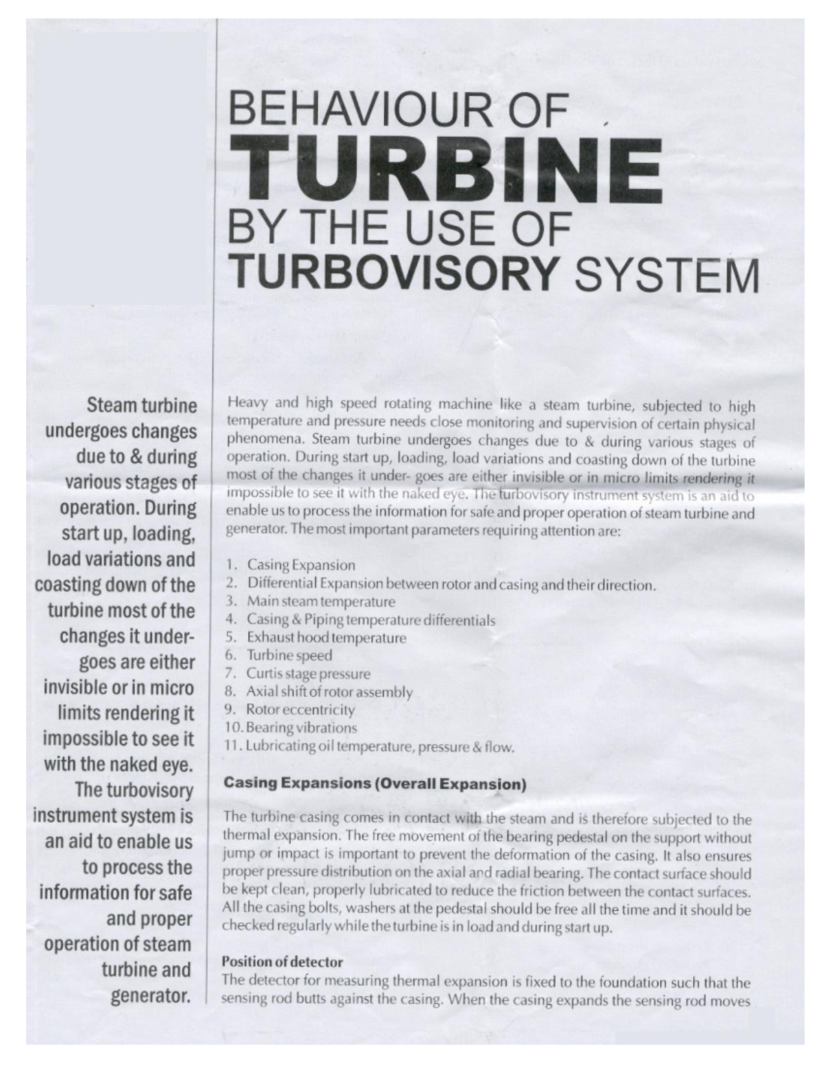 Steam-Turbine-Turbovisory - Thermodynamics - Studocu