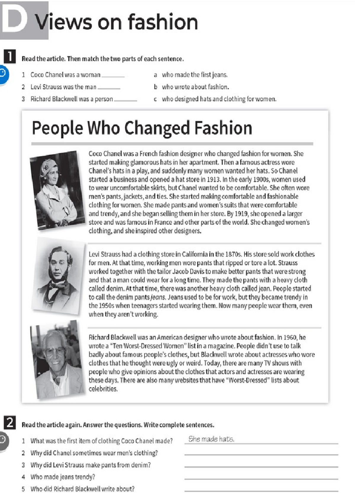 Reading PLAN 5° Fashion - Autoconocimiento - Studocu