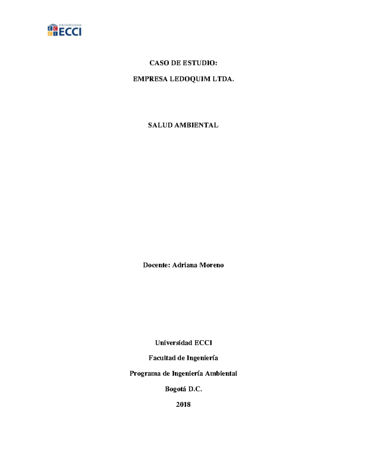 Informe final salud ambiental - Warning: TT: undefined function: 32 Warning: TT: undefined ...