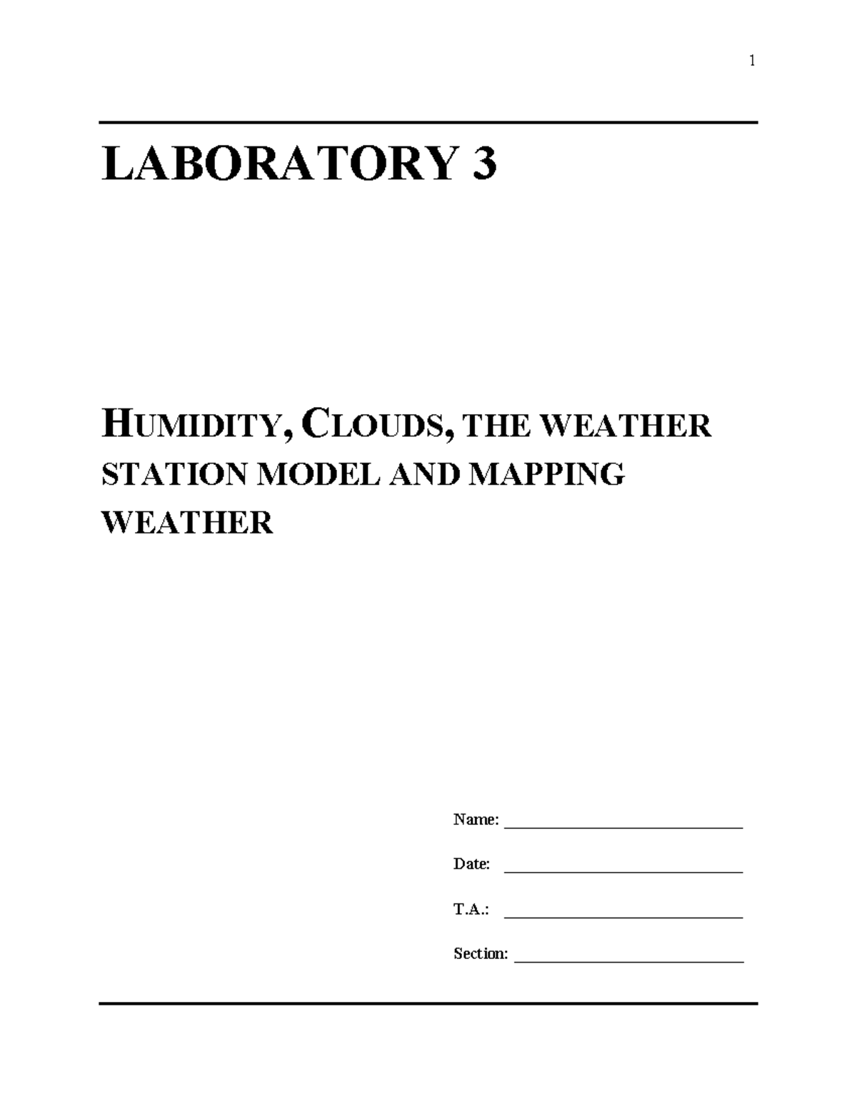 Lab 3 F19 Warning Tt Undefined Function 32 Laboratory 3 Humidity Clouds The