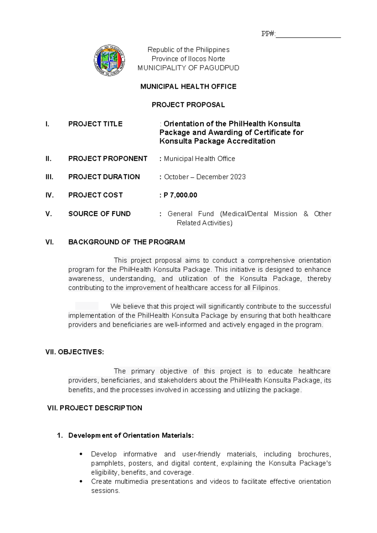 Philhealth konsulta - Republic of the Philippines Province of Ilocos ...