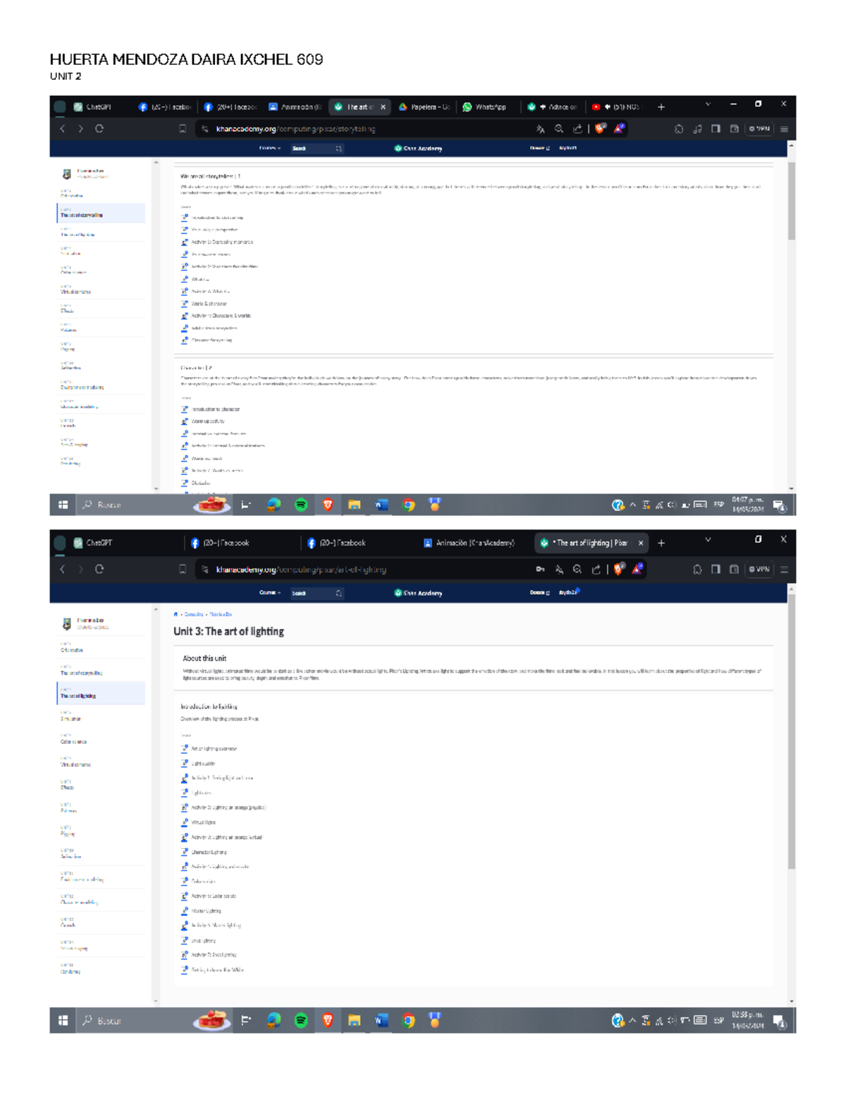 Capturas Avances - uwuwuw - Informática I - HUERTA MENDOZA DAIRA IXCHEL ...
