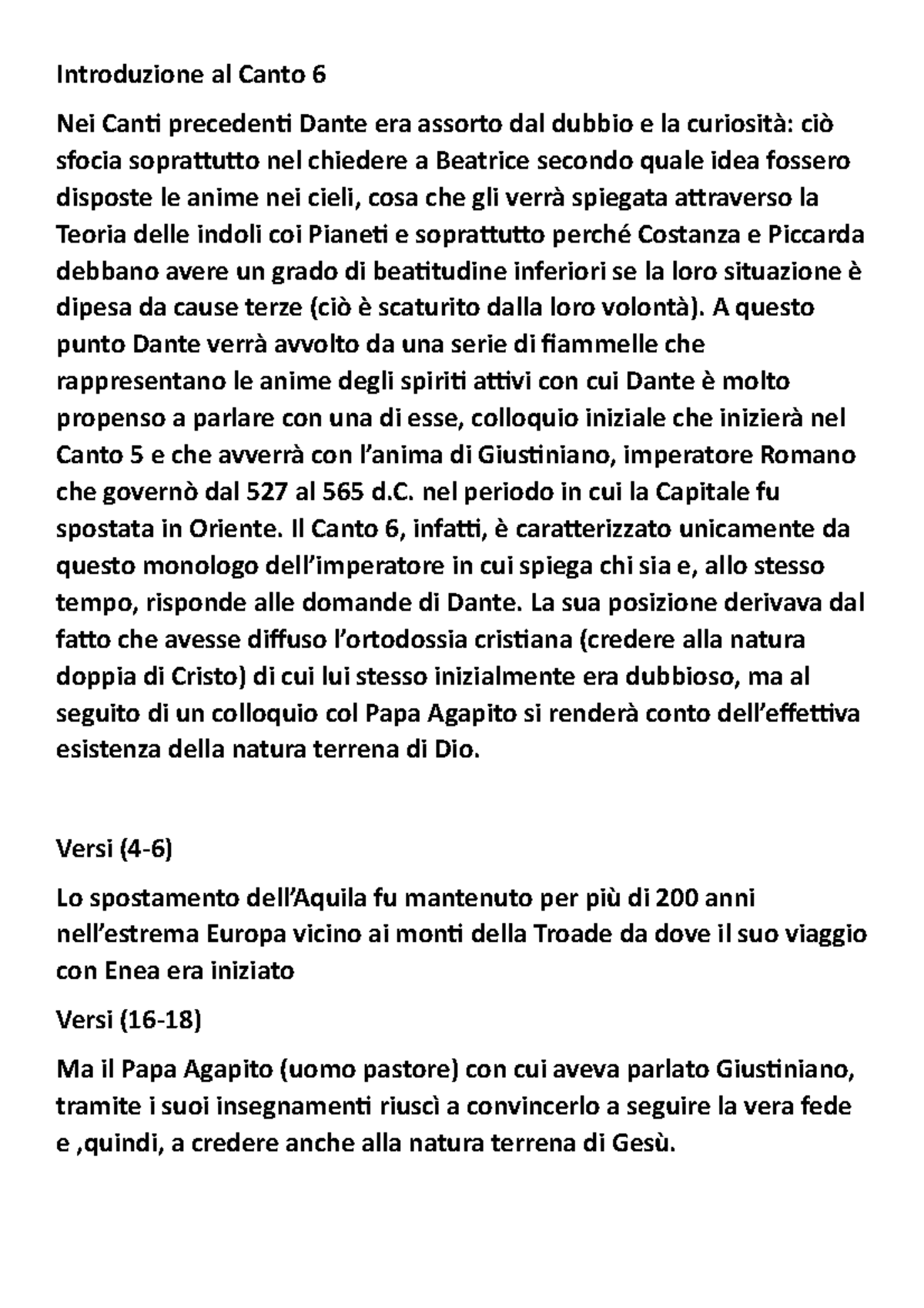 Canto 6 Dante - Introduzione al Canto 6 Nei Canti precedenti Dante era ...