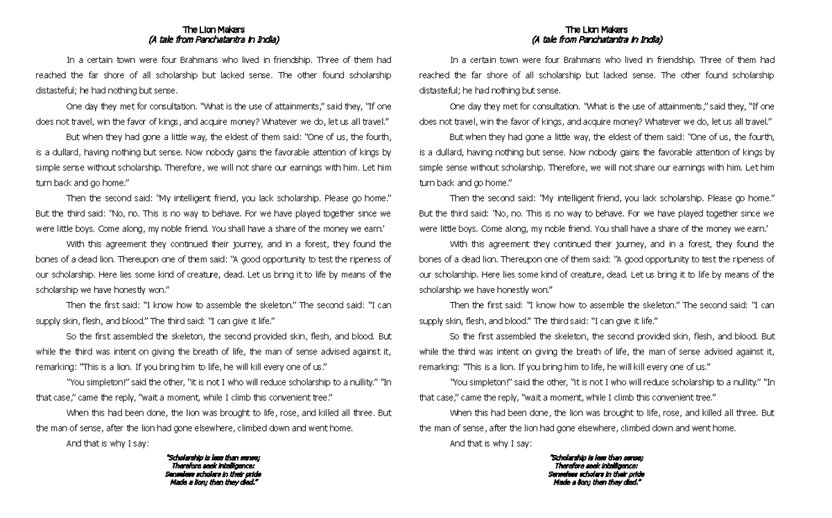The Lion Makers Analysis : The Lion of Mars Study Guide: Analysis – SPPI