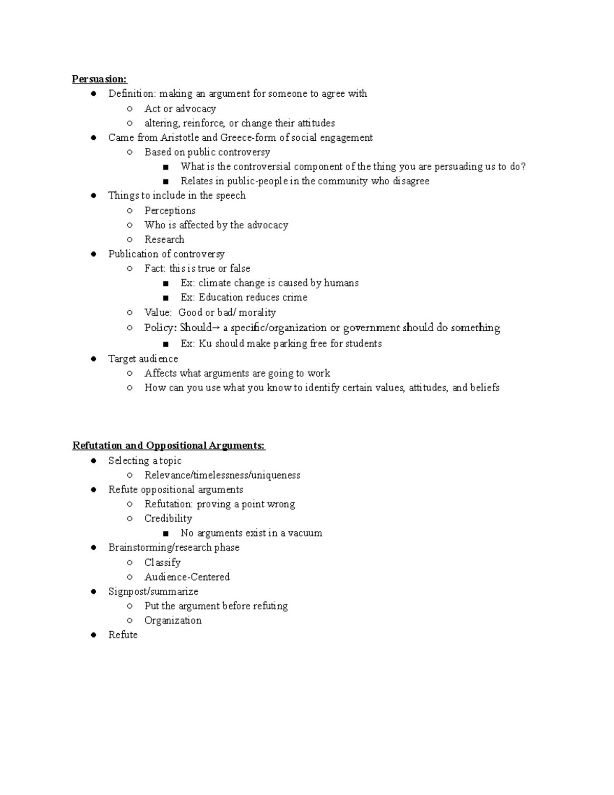 Persuasion - Target audience Refutation - Persuasion: Definition ...