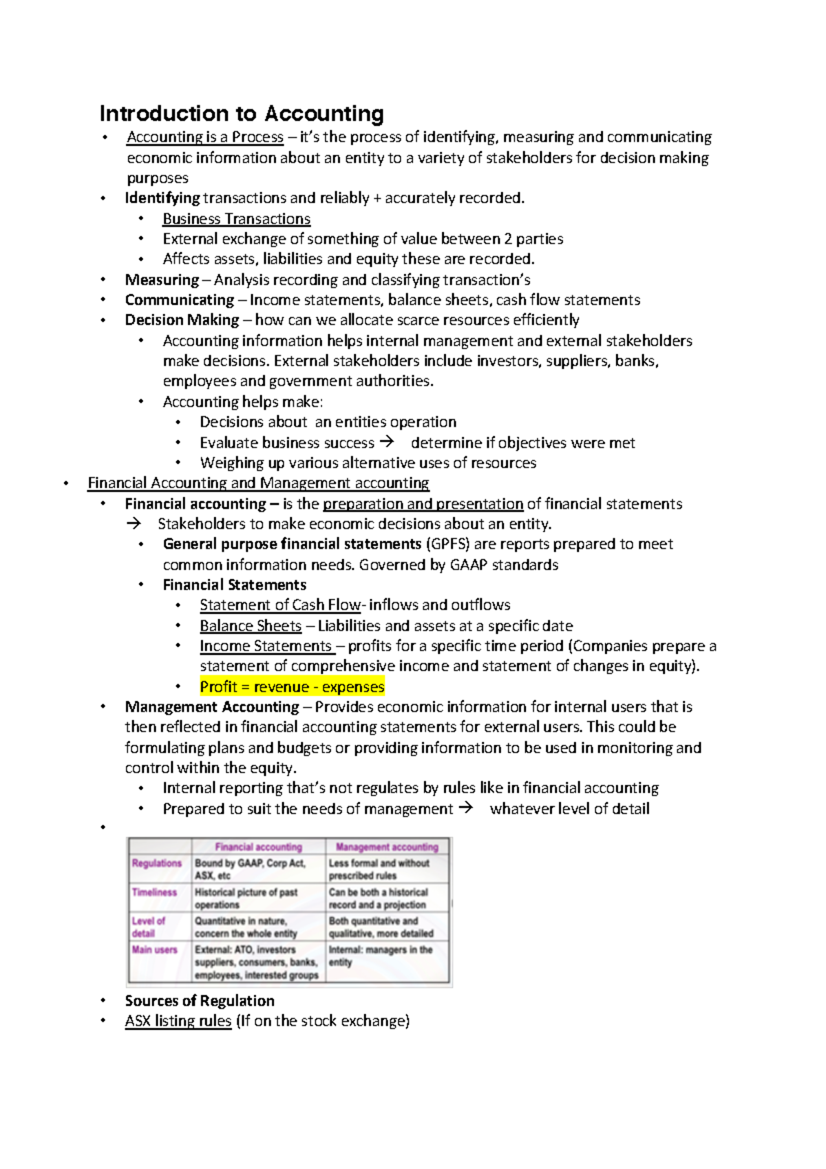 Accounting basics - Introduction to Accounting Accounting is a Process ...