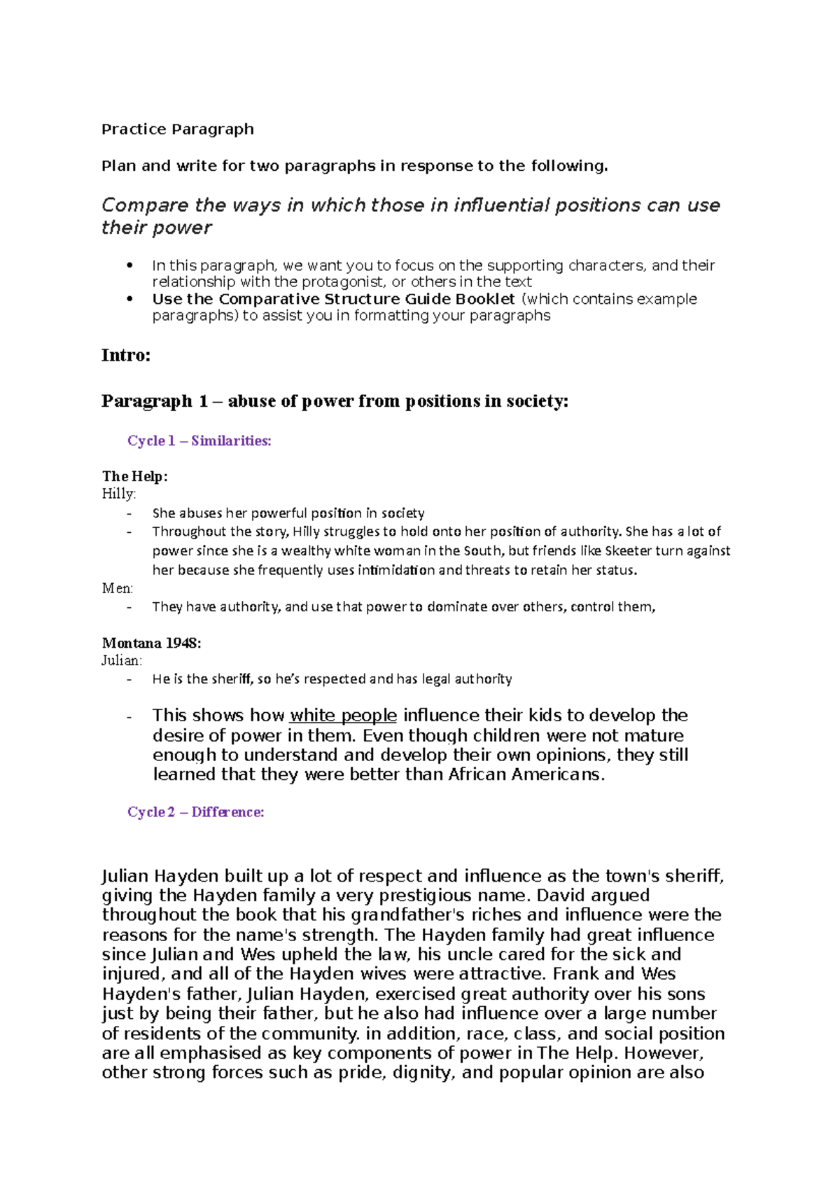 Homework 15 - werkjfg wje gjwgr - Practice Paragraph Plan and write for ...