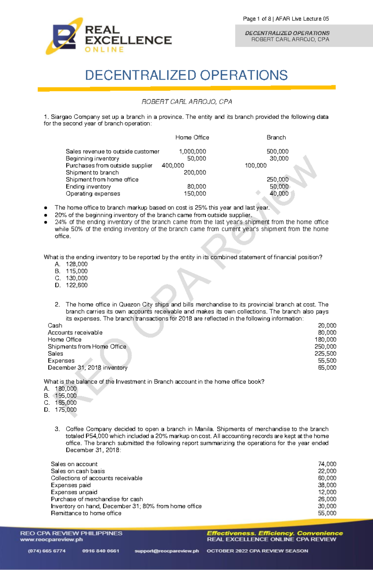 Week 4 - Decentralized Operations - DECENTRALIZED OPERATIONS ROBERT ...