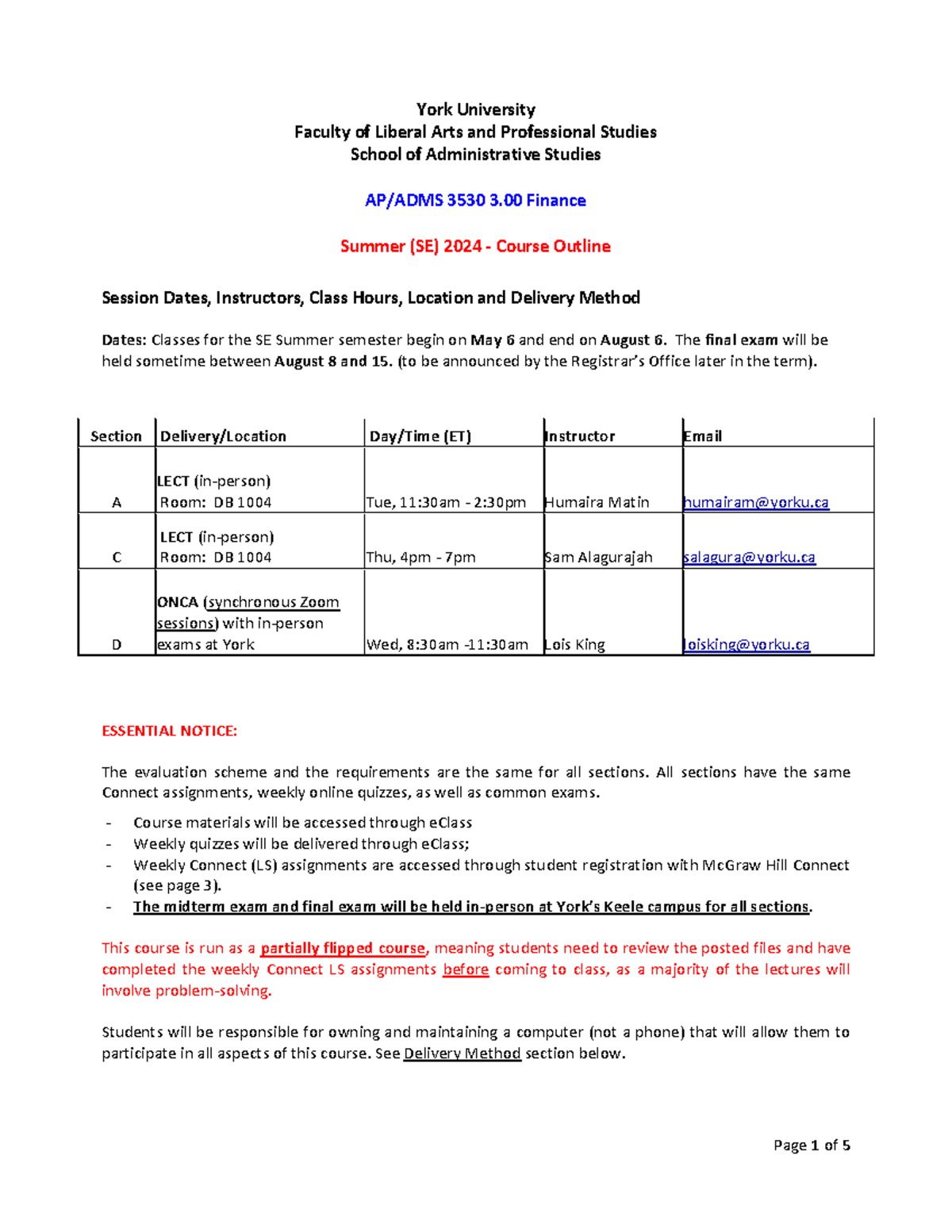 ADMS 3530-Summer 2024-Course Outline (Apr 25) - York University Faculty ...